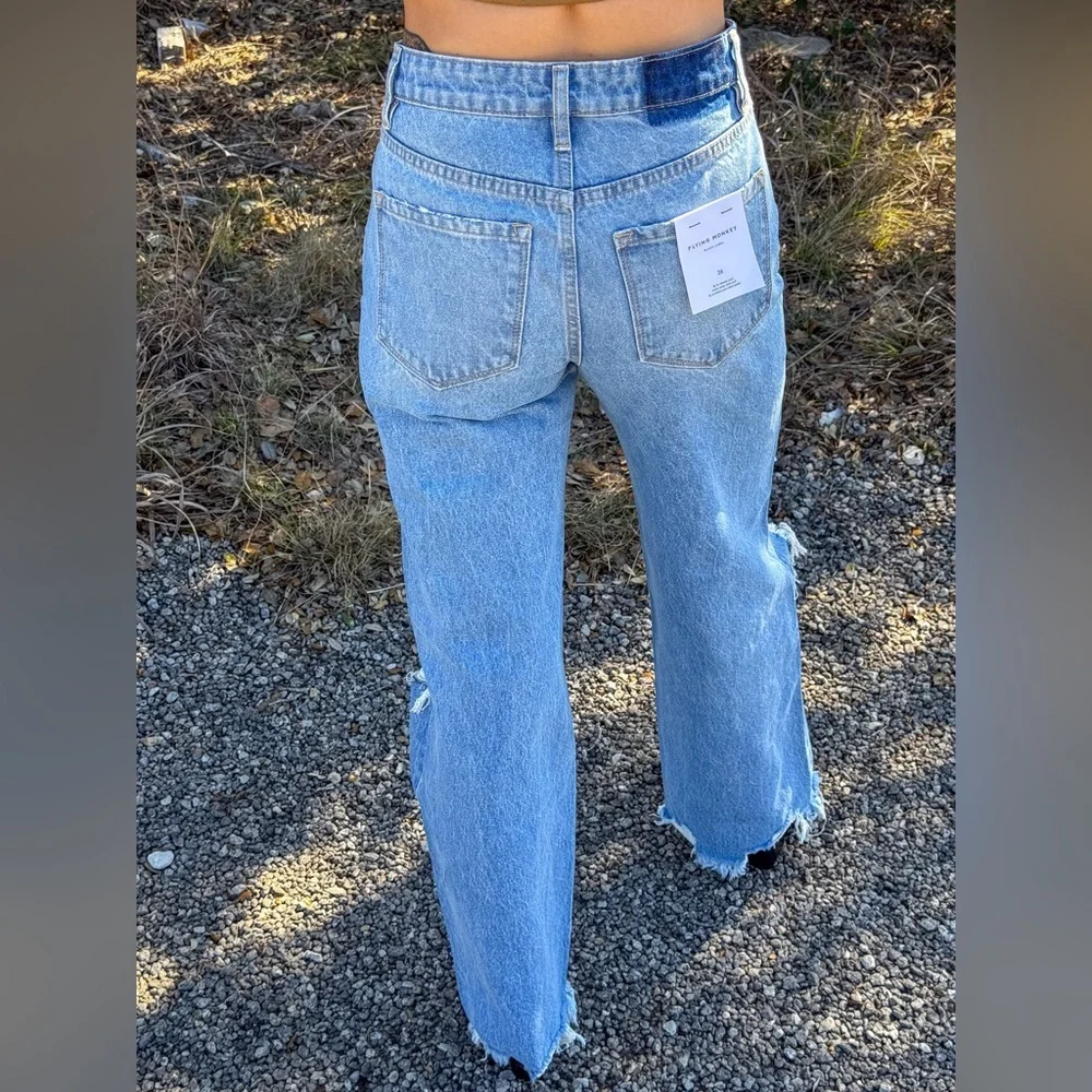 Flying Monkey | Jeans | Flying Monkey High Rise Wide Leg Jeans ...